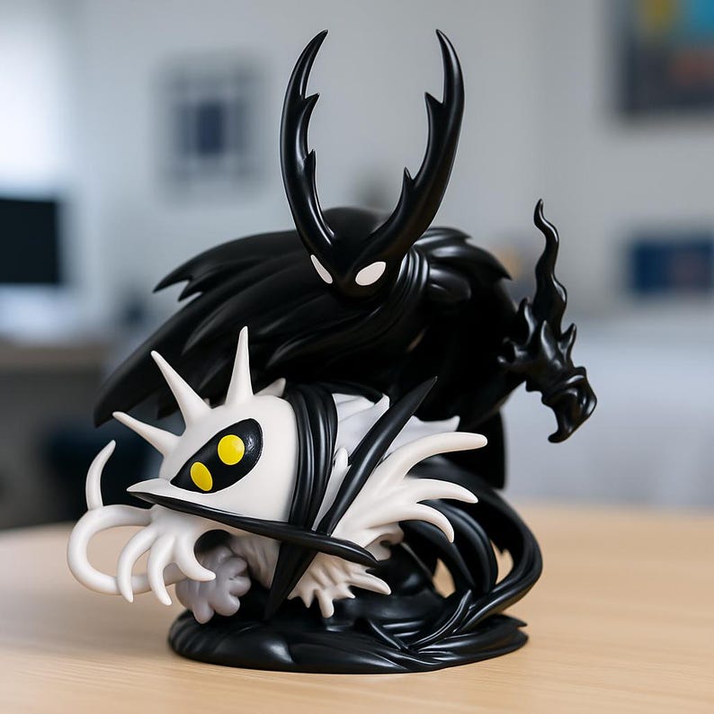 Hollow Knight Shadow Sire & Shadow Knight PVC Figure – Dark Fantasy ...