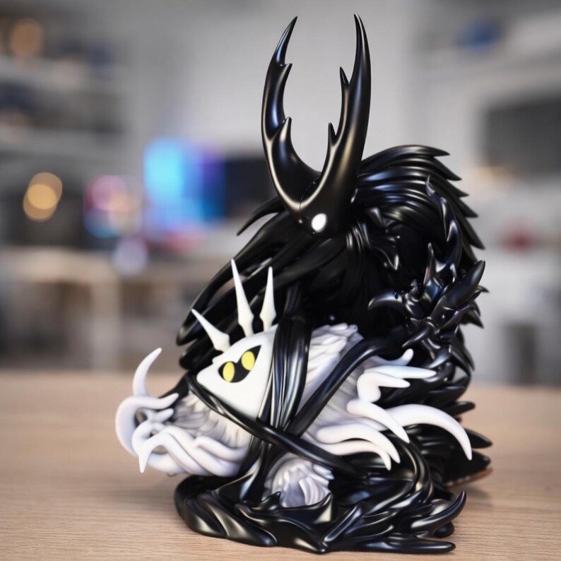 Hollow Knight Shadow Sire & Shadow Knight PVC Figure – Dark Fantasy ...