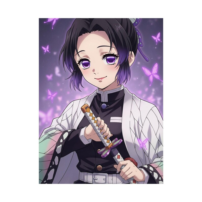 Shinobu Kocho Insect Hashira Poster | Demon Slayer | Butterfly Dance ...