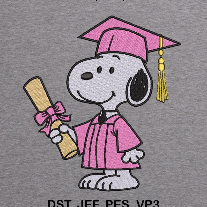 Snoopy Graduation - Etsy