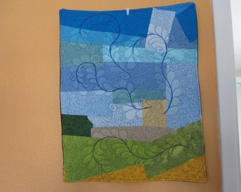 Abstract Landscape 40 Wall Quilt, Art Quilt, Wall Hanging - Etsy