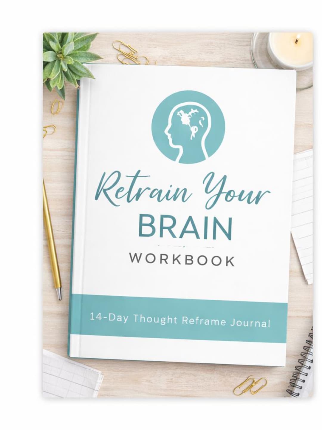 Retrain Your Brain Workbook | 14-day Thought Reframe Journal | Mental ...