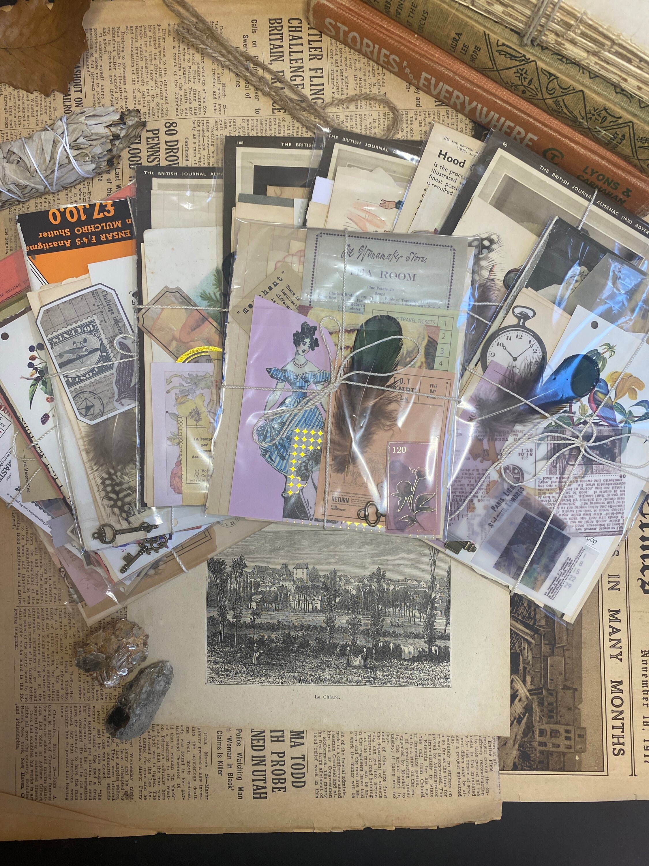 Ephemera Collection 10 - Etsy