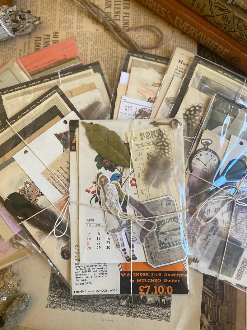Ephemera Collection 10 - Etsy