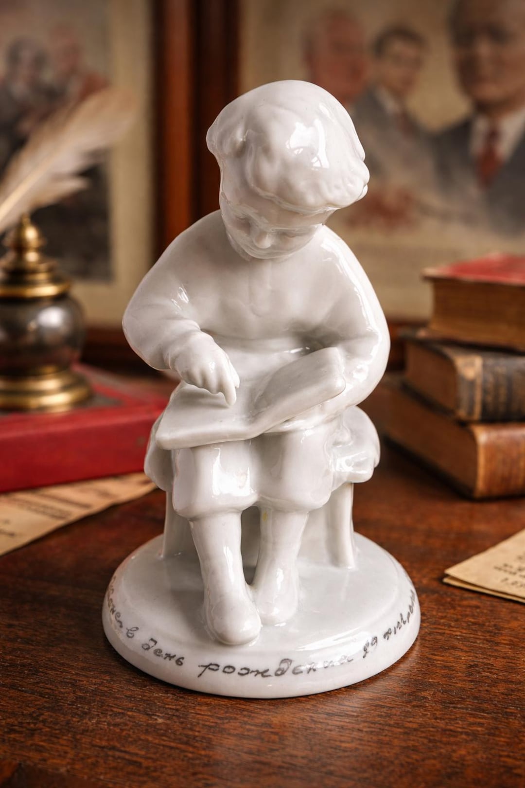 Young Lenin Porcelain Figurine USSR 1960s Lomonosov LFZ Highest Grade ...