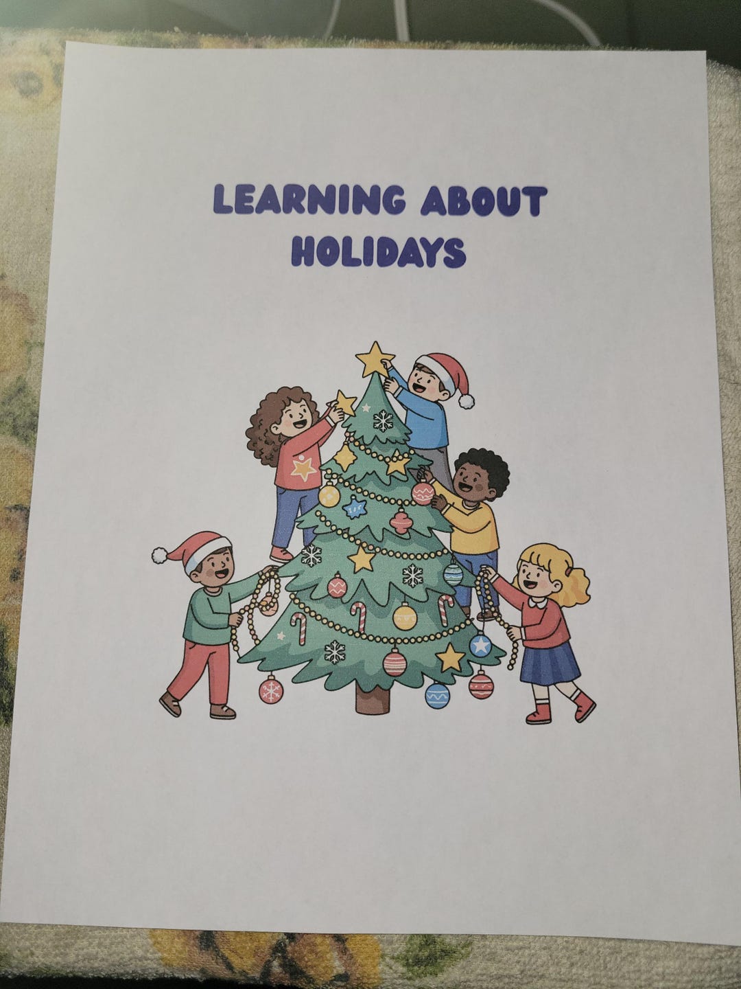 Learning About Holidays for Kids, Improving Vocabulary, Educational ...