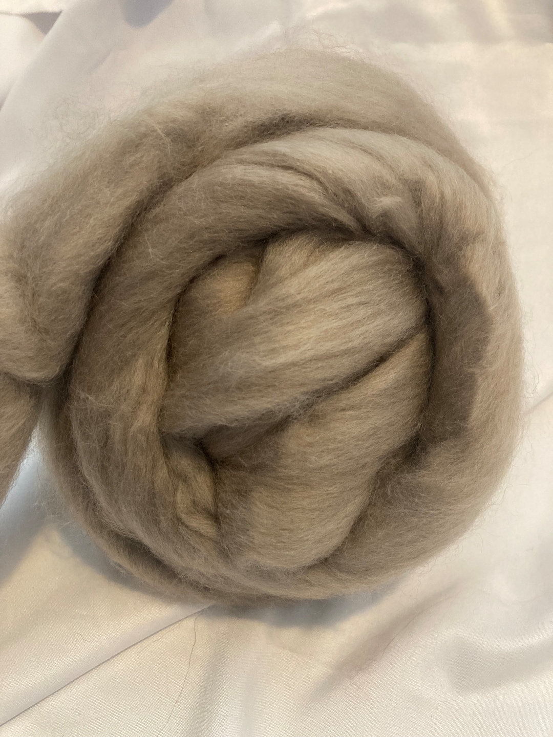 Cashmere Top, Cashmere Roving, Natural Undyed Brown, 100 Grams of Super ...