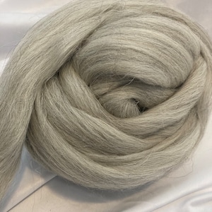 Faroe Island Sheep Wool - Combed Top - 100 Grams of Beautiful, Natural ...