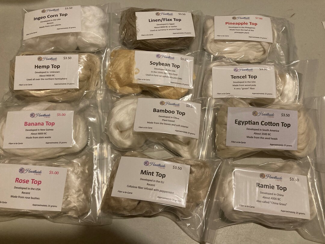 Plant Based Fiber Top Sampler Pack, Vegan Assortment - Great to Try ...