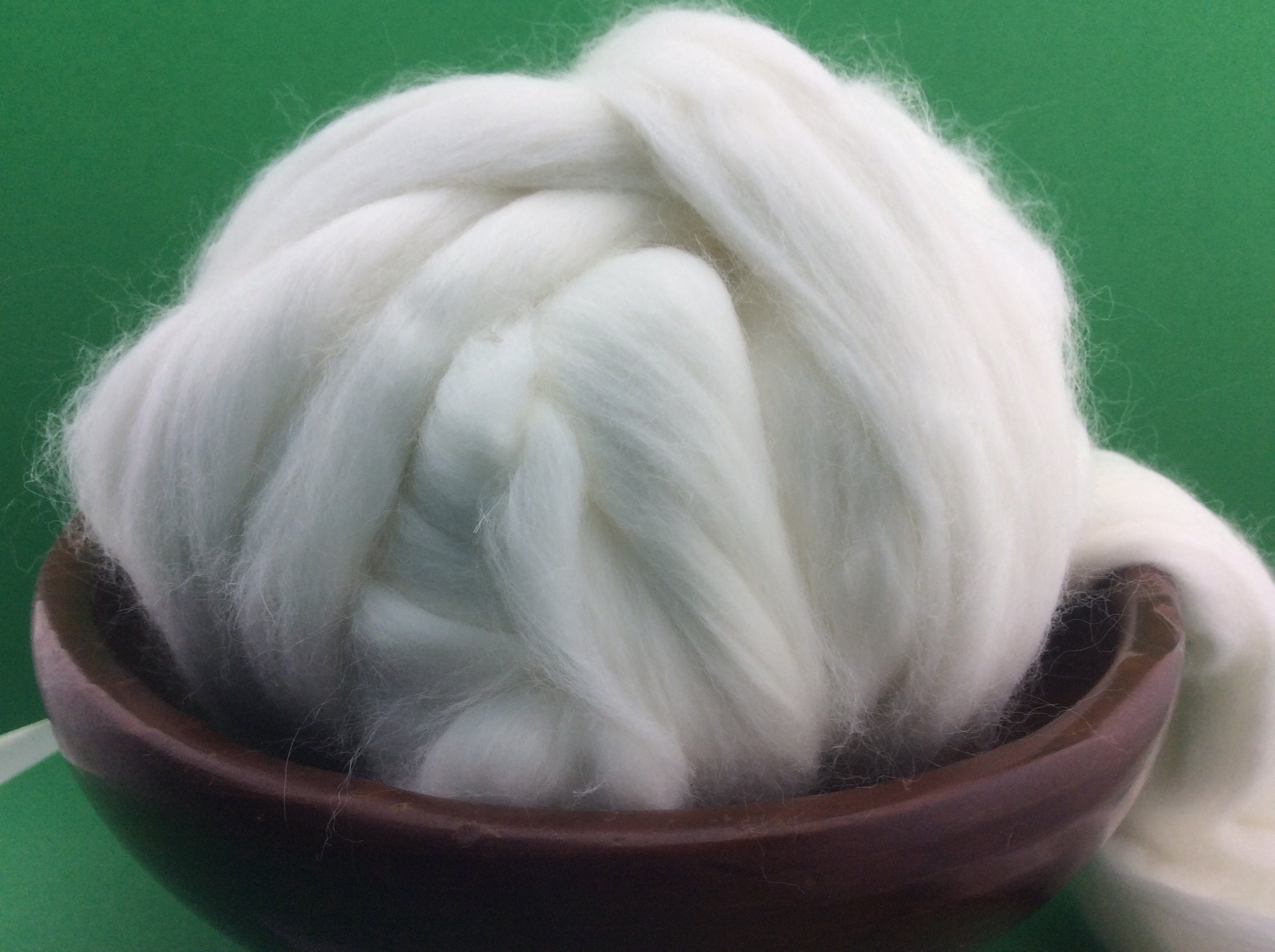 Angora Roving Natural White Angora Top Super Luxury Fiber - Etsy
