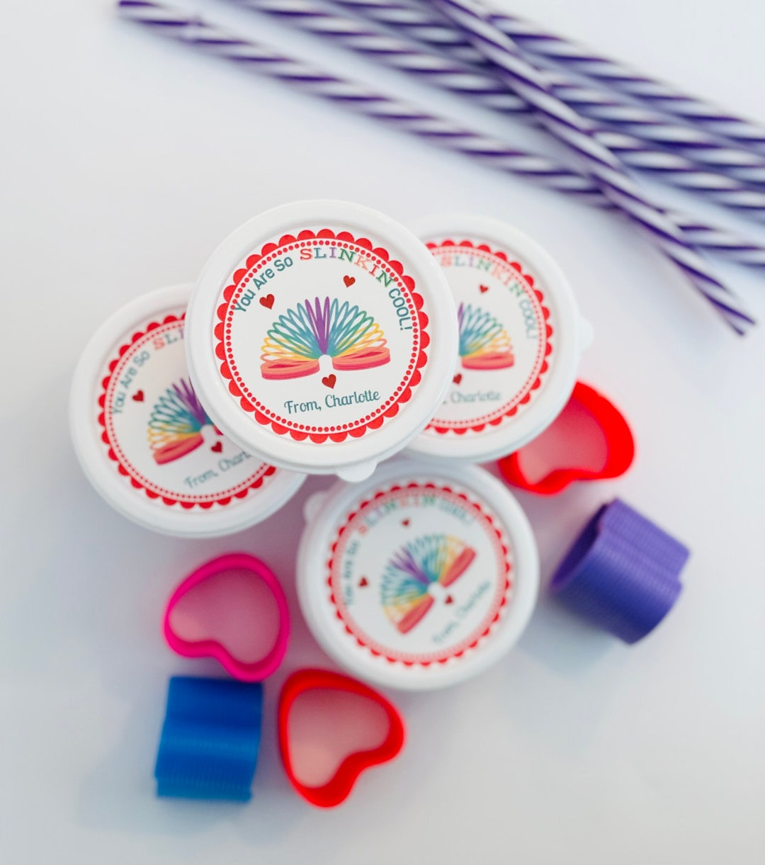 Valentine Slinky Gift Set - Etsy