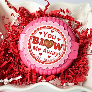 Valentine You Blow Me Away Tags - Etsy