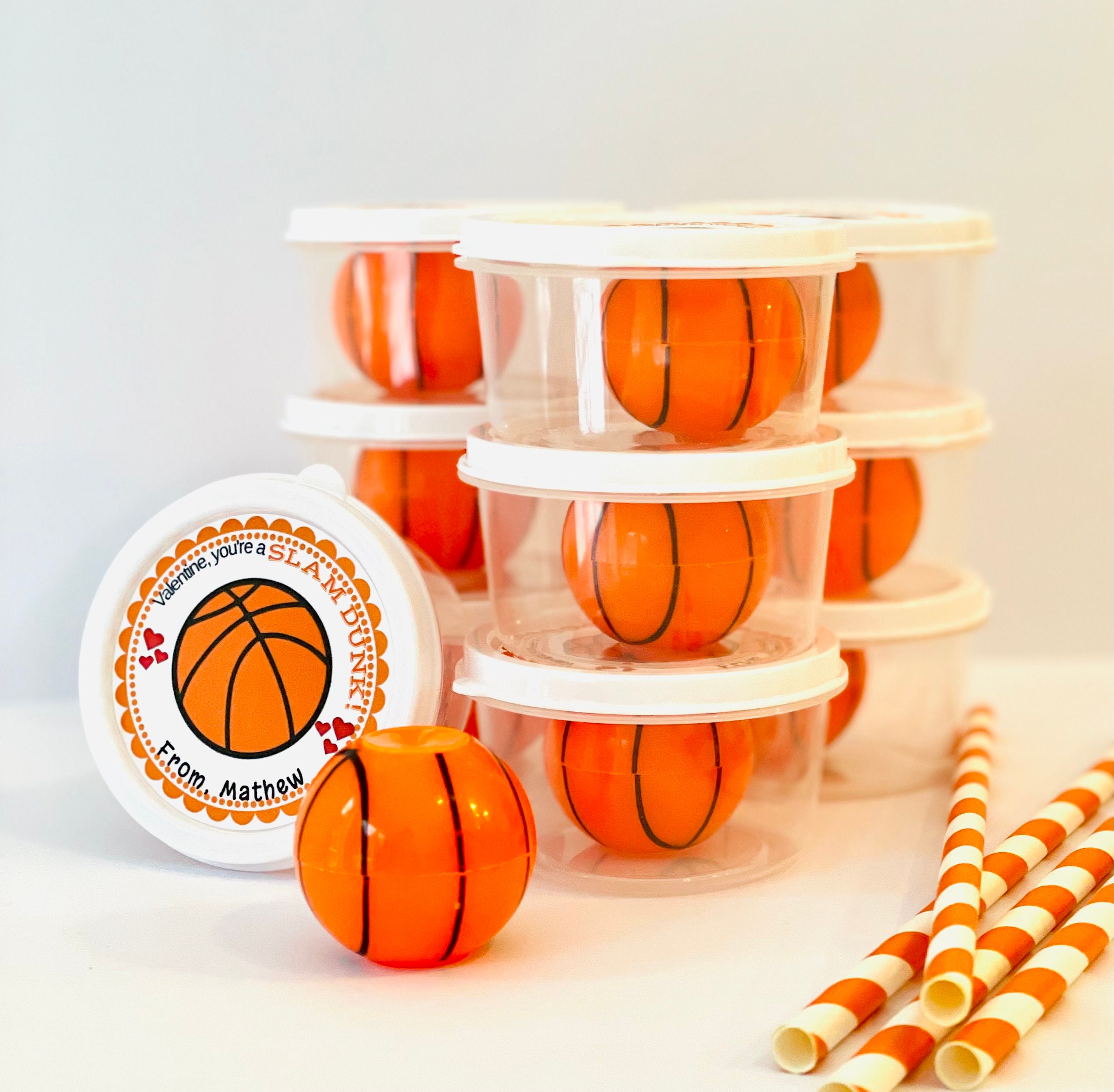 Valentine Basketball Spinner Gift Set - Etsy