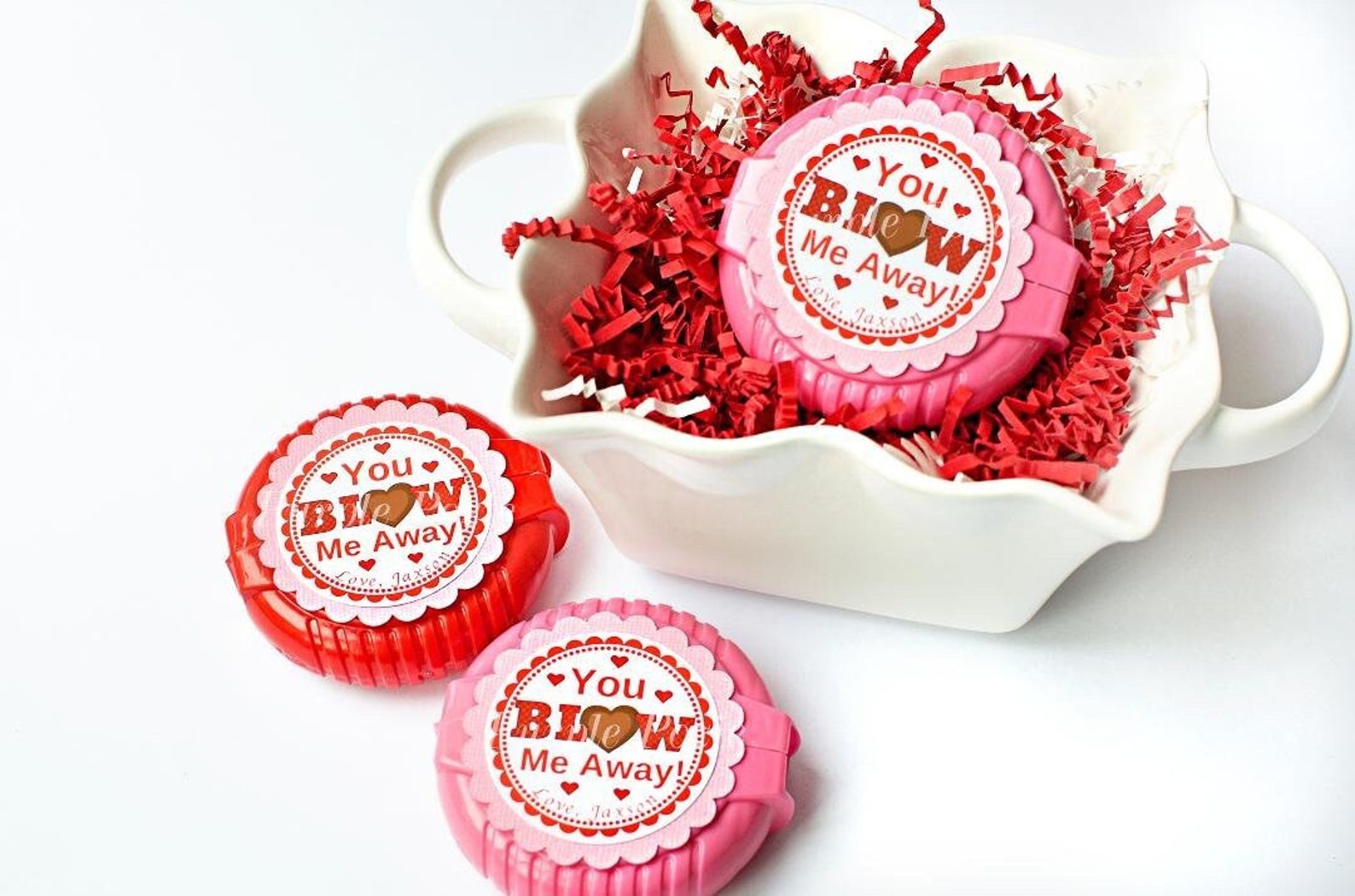 Valentine You Blow Me Away Tags - Etsy