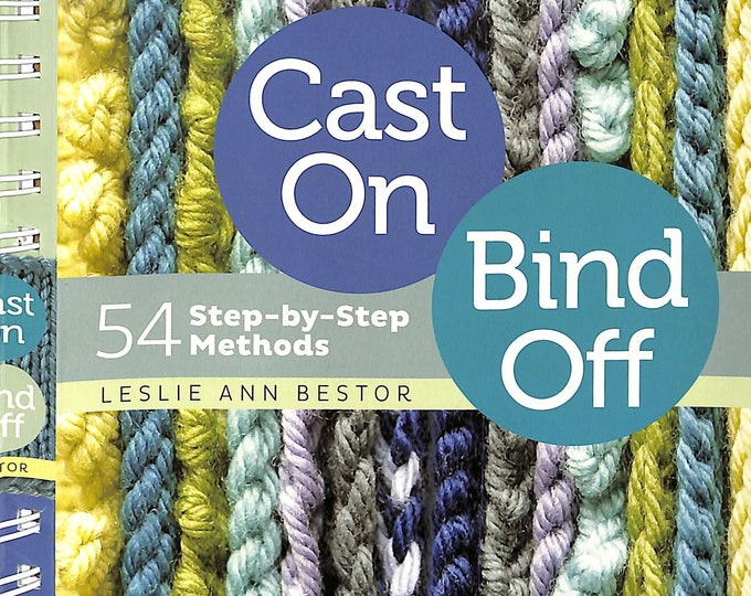 Hand Knitting Cast on Bind off Book-54 Methods-knitting Start and ...