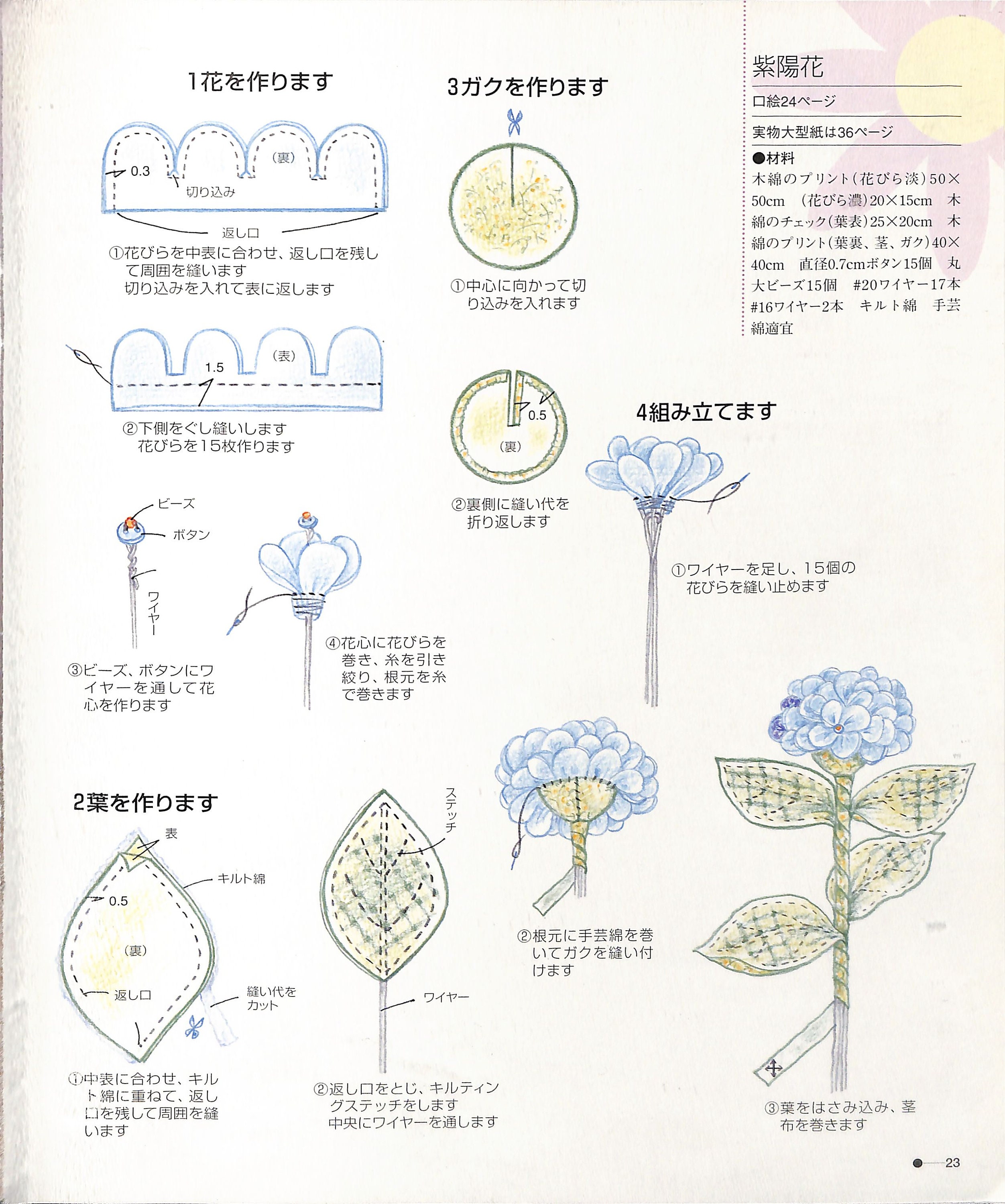 Making Fabric Flowers Book-fabric Flowers-bouquets--pins-wreath- Wall ...