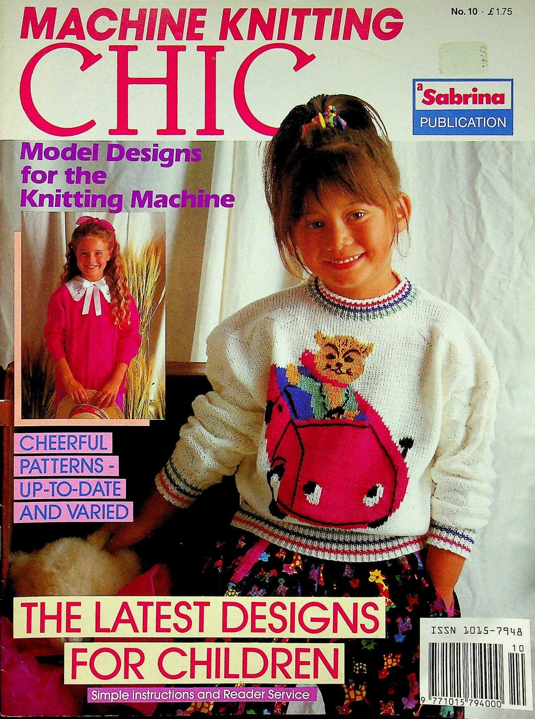 Kids Sweaters Knitting Patterns Magazine: Machine Knitting Chic - Etsy