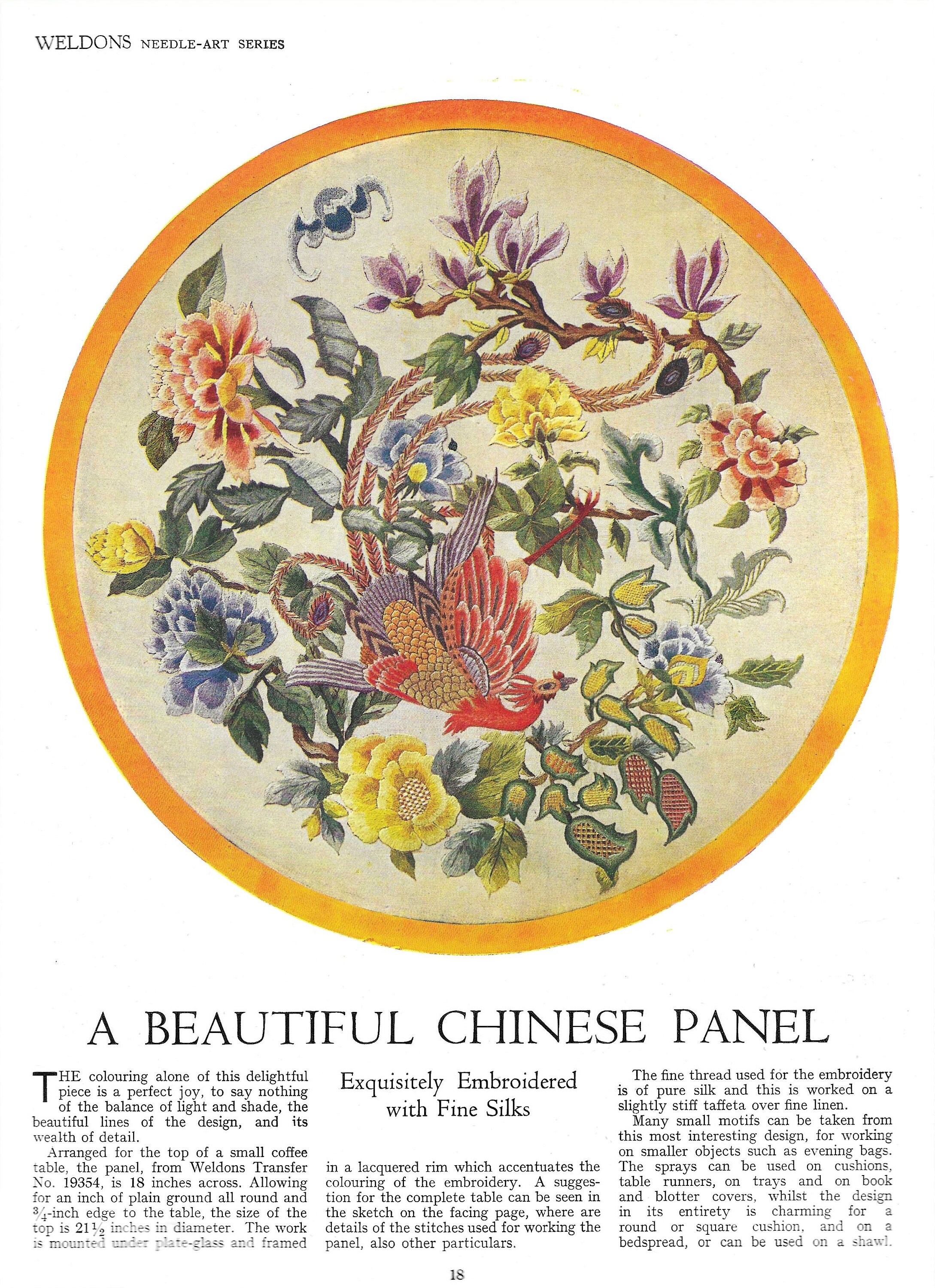 Weldons Period Needlework Designs-crewel Embroidery-jacobean Designs ...