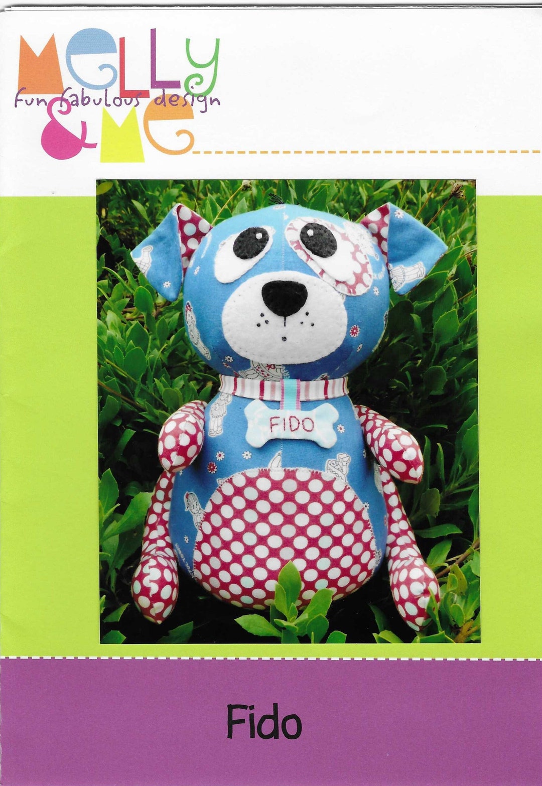 Fido the Dog Sewing Pattern: 9" Soft Toy With Instructions - Etsy