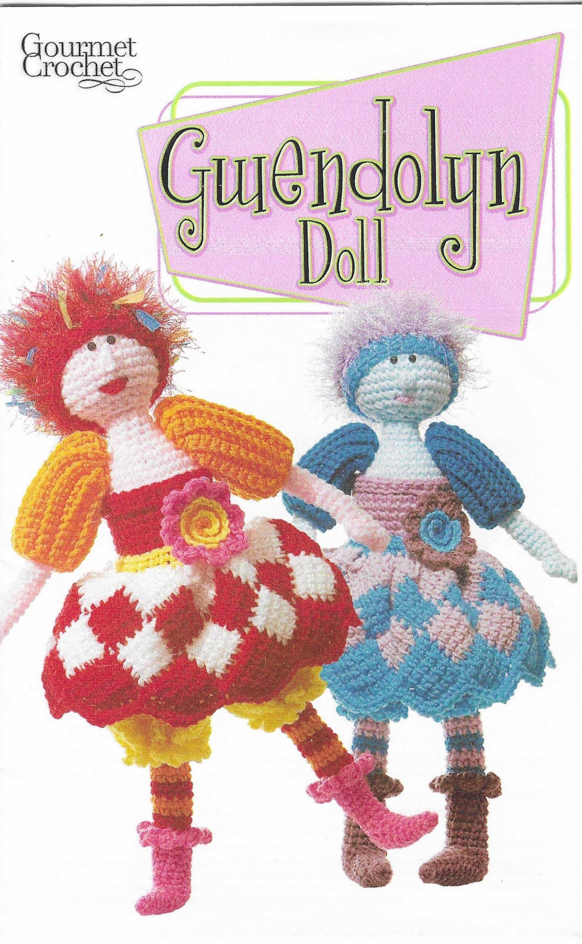Funky Doll Crochet Pattern - Gwendolyn Doll Crochet Instructions- Small ...