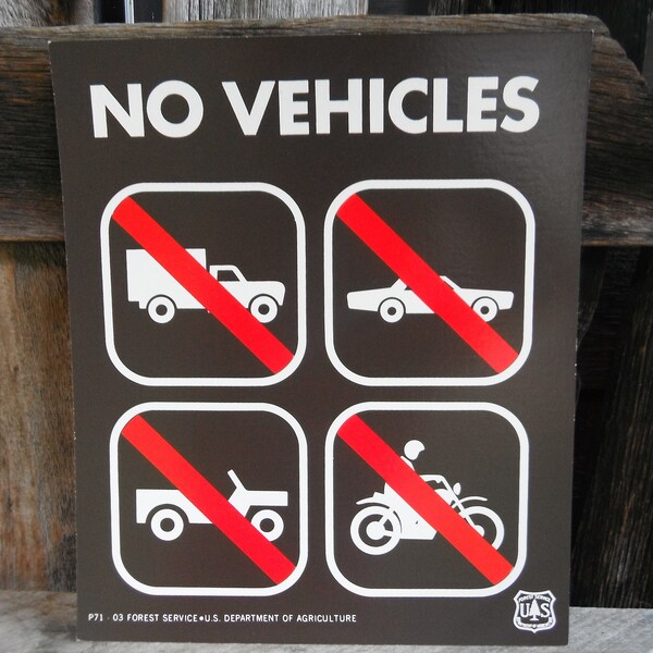 Forest Service Sign - Etsy