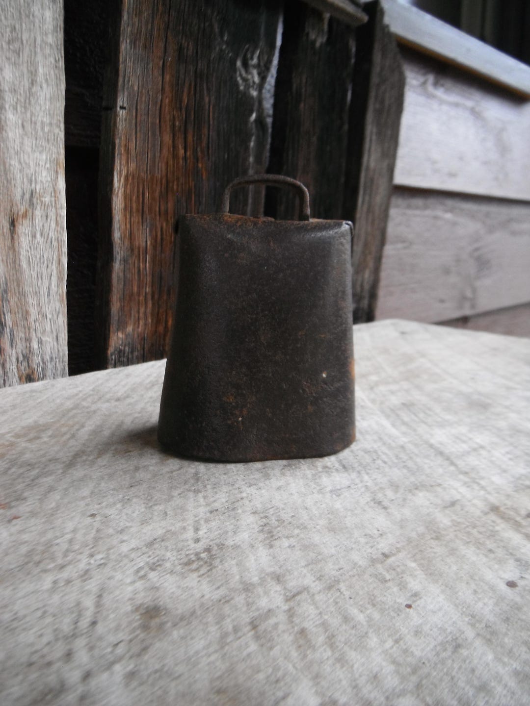 Small Antique Cow Bell - Goat Bell - Primitive Farm Livestock Bell - Etsy