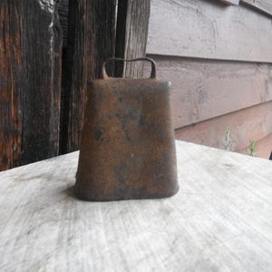 Antique Cow Bell With Clanger - Etsy