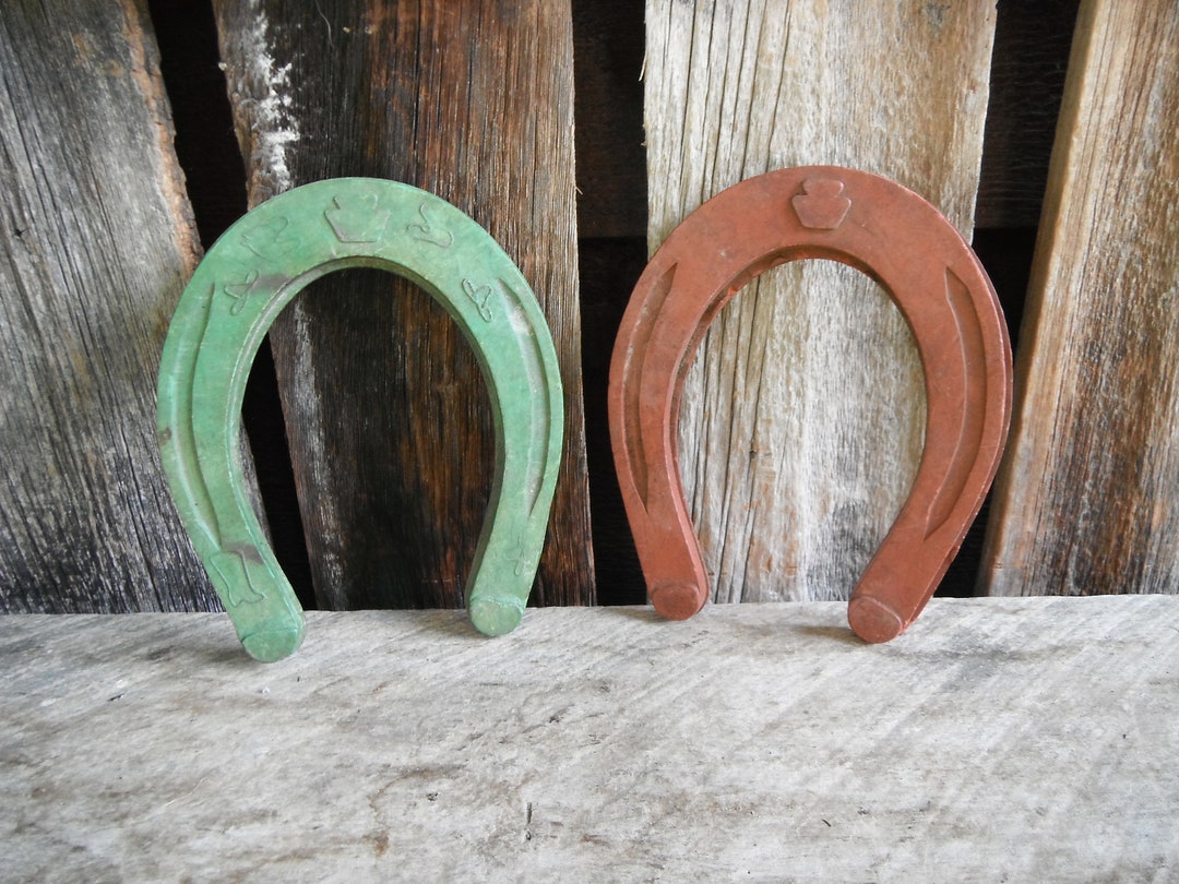 Rare - Pair of Vintage Keystone Gasoline Luck Rubber Horseshoes ...