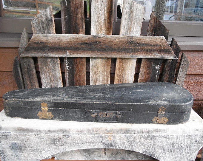 Antique Wooden Coffin Fiddle Case Primitive Musical Instrument Case - Etsy