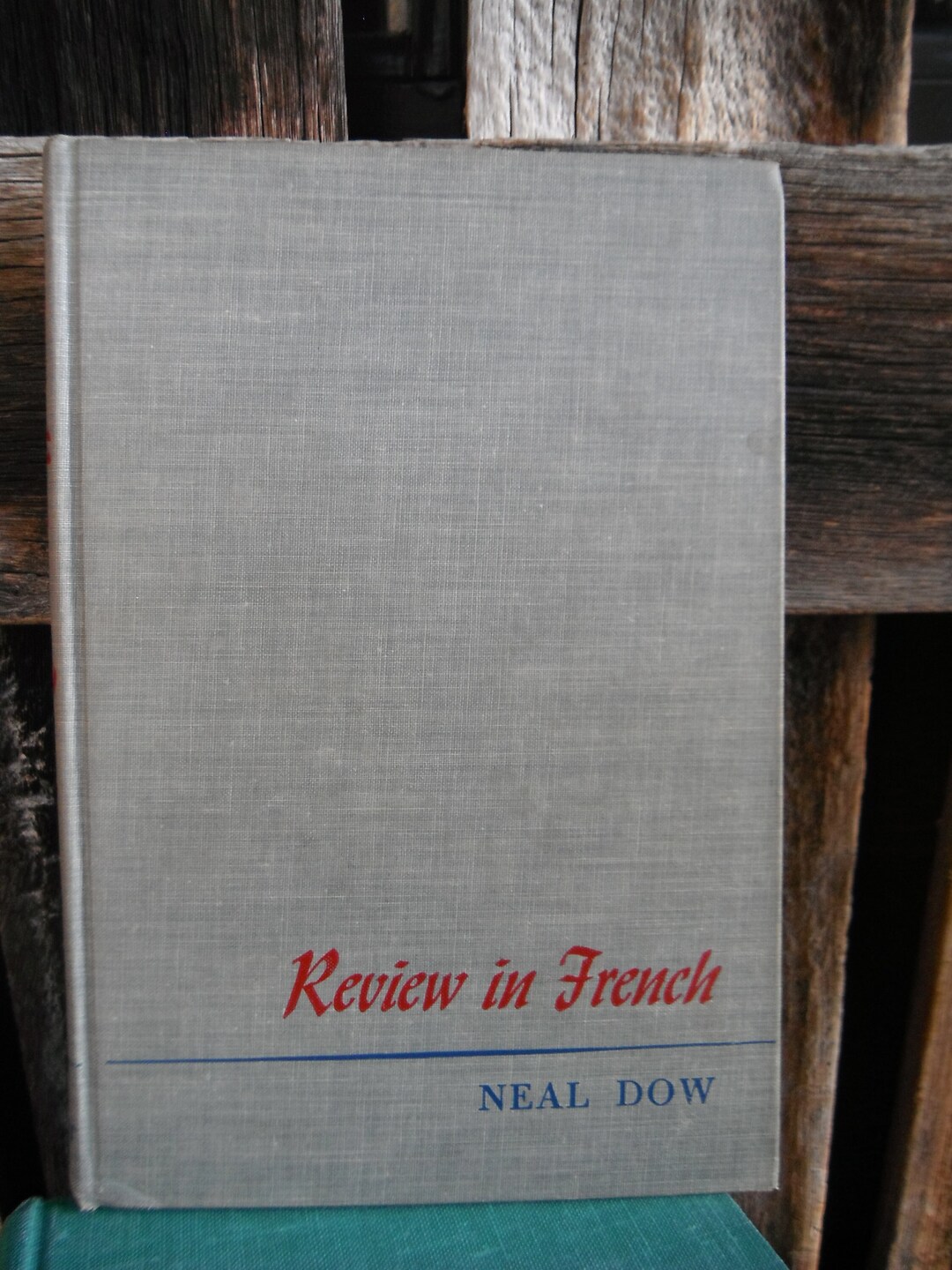 Vintage Foreign Language Textbook Review in French Neal Dow - Etsy