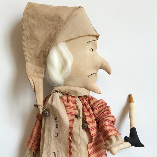 Primitive Christmas Scrooge Doll Handmade Scrooge Doll - Etsy