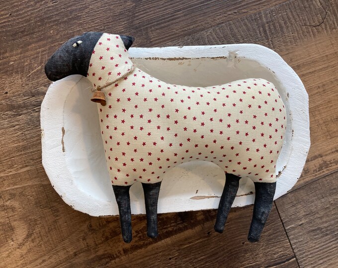 Primitive Americana Farmhouse Sheep Shelf Sitter - Etsy