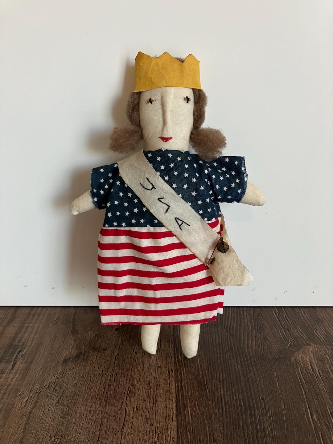 Primitive Americana Lady Liberty Doll Shelf Sitter - Etsy
