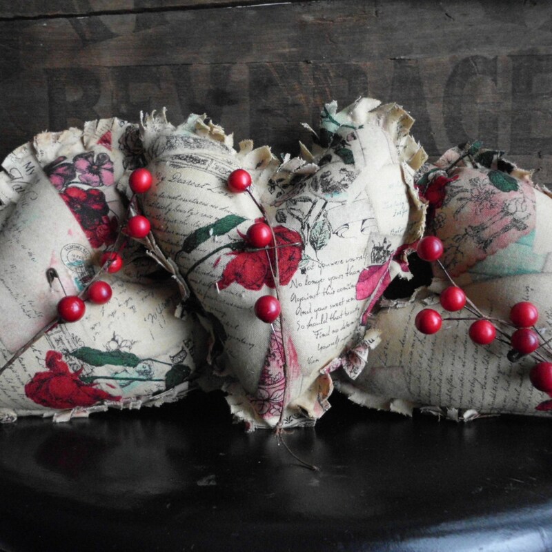 Primitive Valentine - Etsy