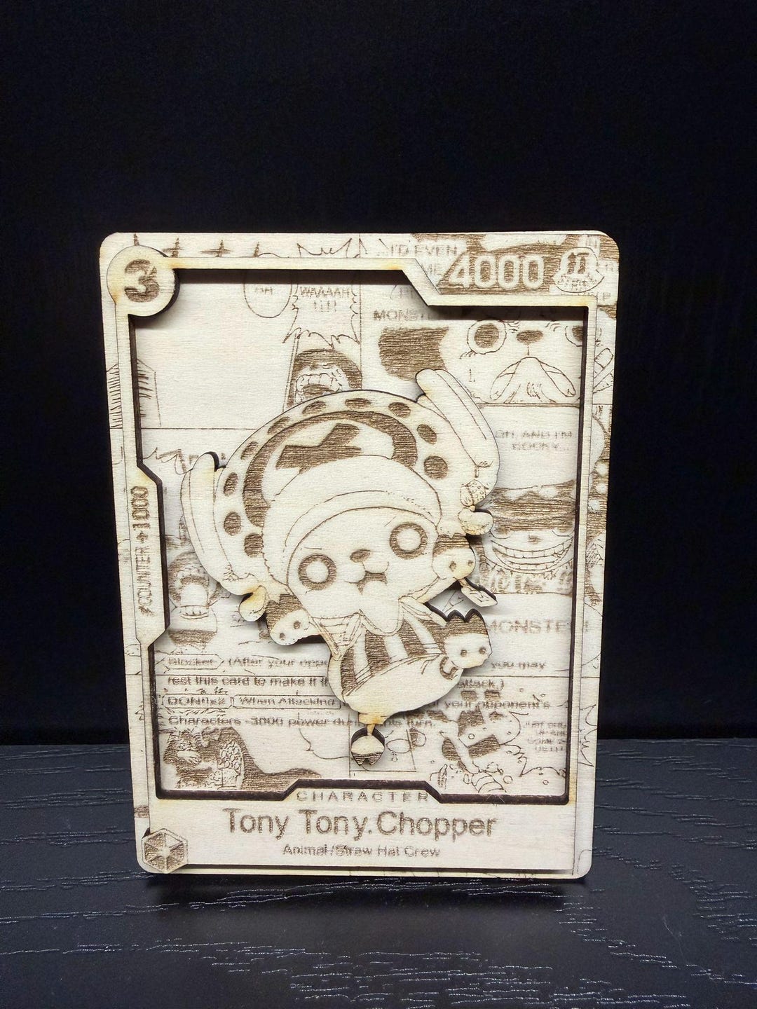 Tony Tony Chopper SVG File – One Piece Manga Laser Cut Template ...