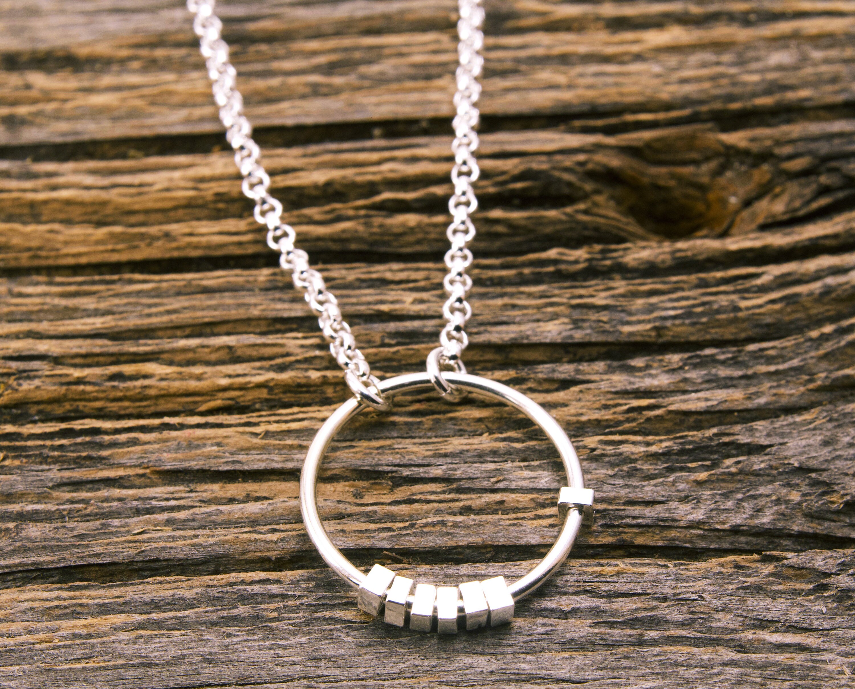 FIDGET multi necklace playful sterling silver moving | Etsy