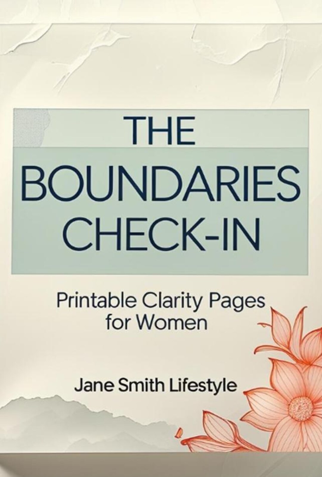 The Boundaries Check-in – Calm Printable Pages for Clarity, Self ...