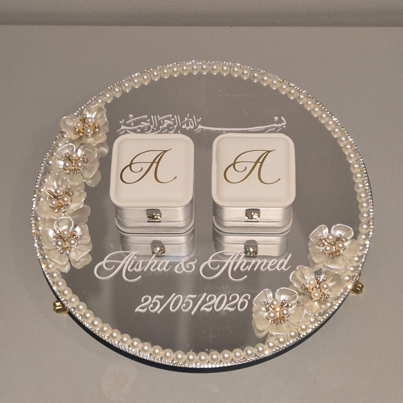 Nikkah Tray Personalized - Etsy
