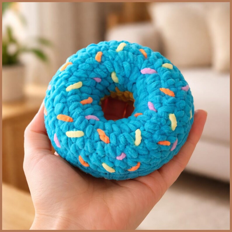 No-sew Crochet Donut Pattern | Easy Amigurumi Plush | Beginner-friendly ...