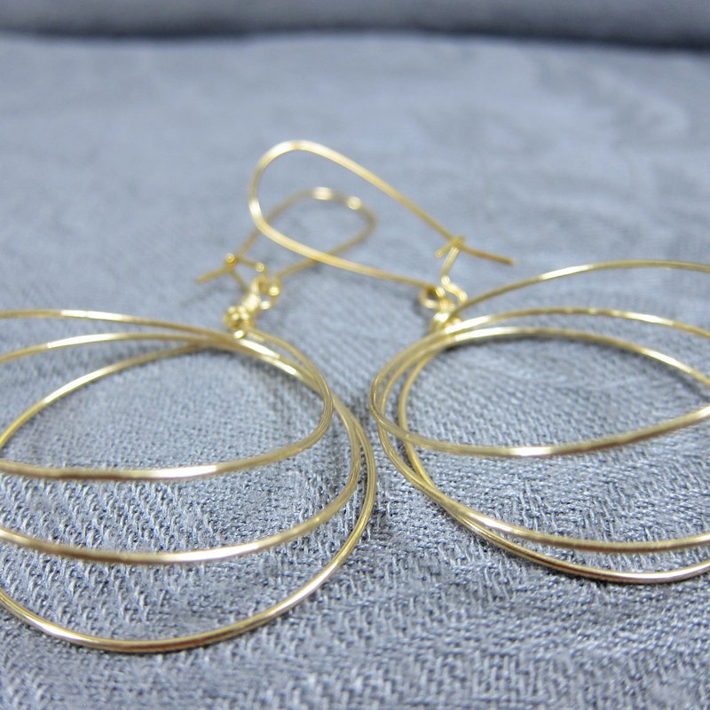 Wire Wrapped Hoops - Etsy