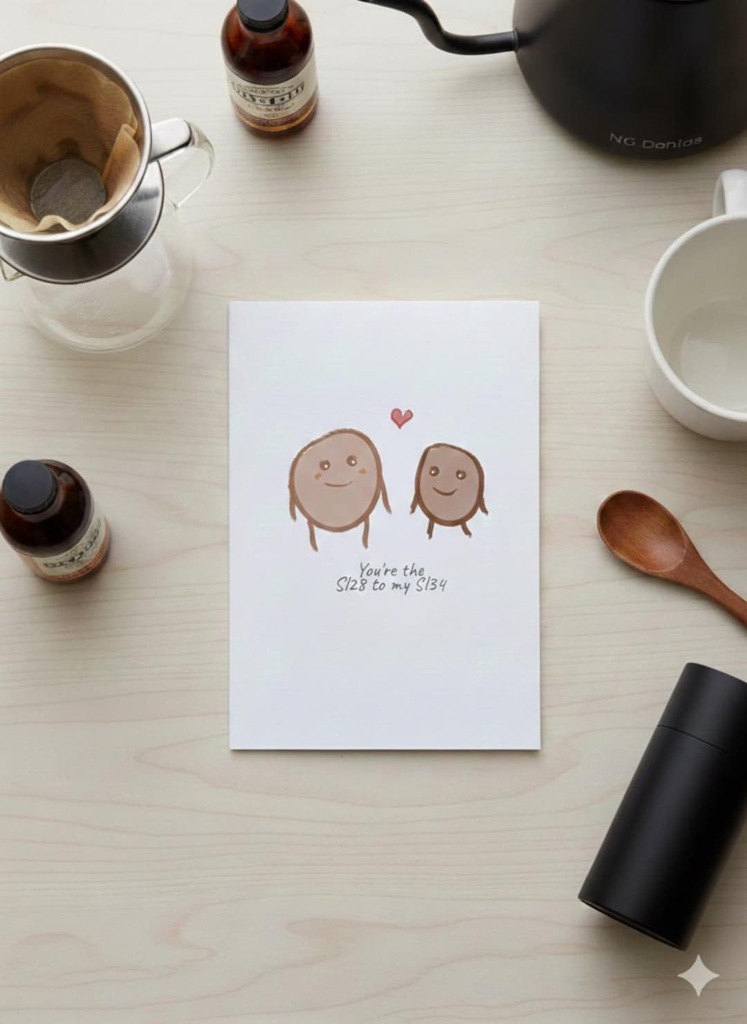 Printable Niche Specialty Coffee Card, Sweet Digital Download ...