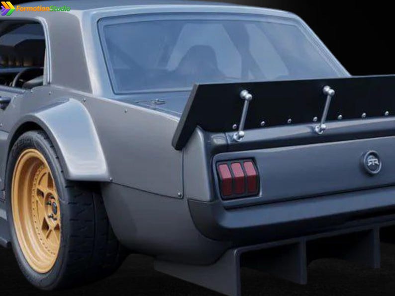 Ford Mustang STL, Iconic Muscle Car Display Model, Detailed Automotive ...