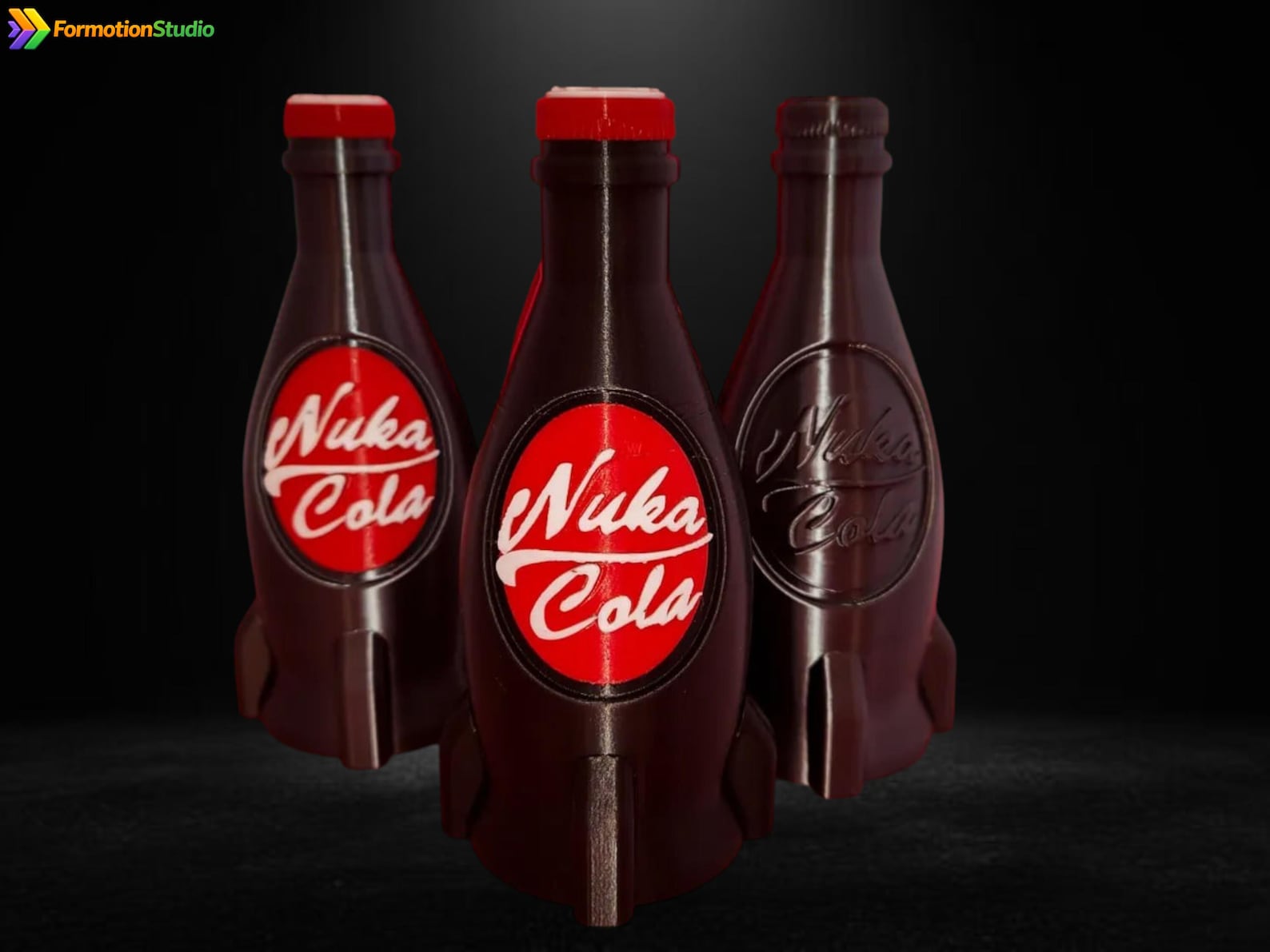 Nuka Bottle Fallout STL, Iconic Retro Soda Bottle Display Prop ...