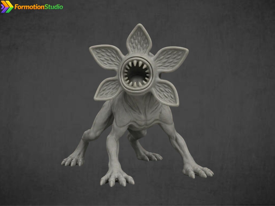 Demodog STL, Horror Creature 3D Print Model, Dark Fantasy Display ...