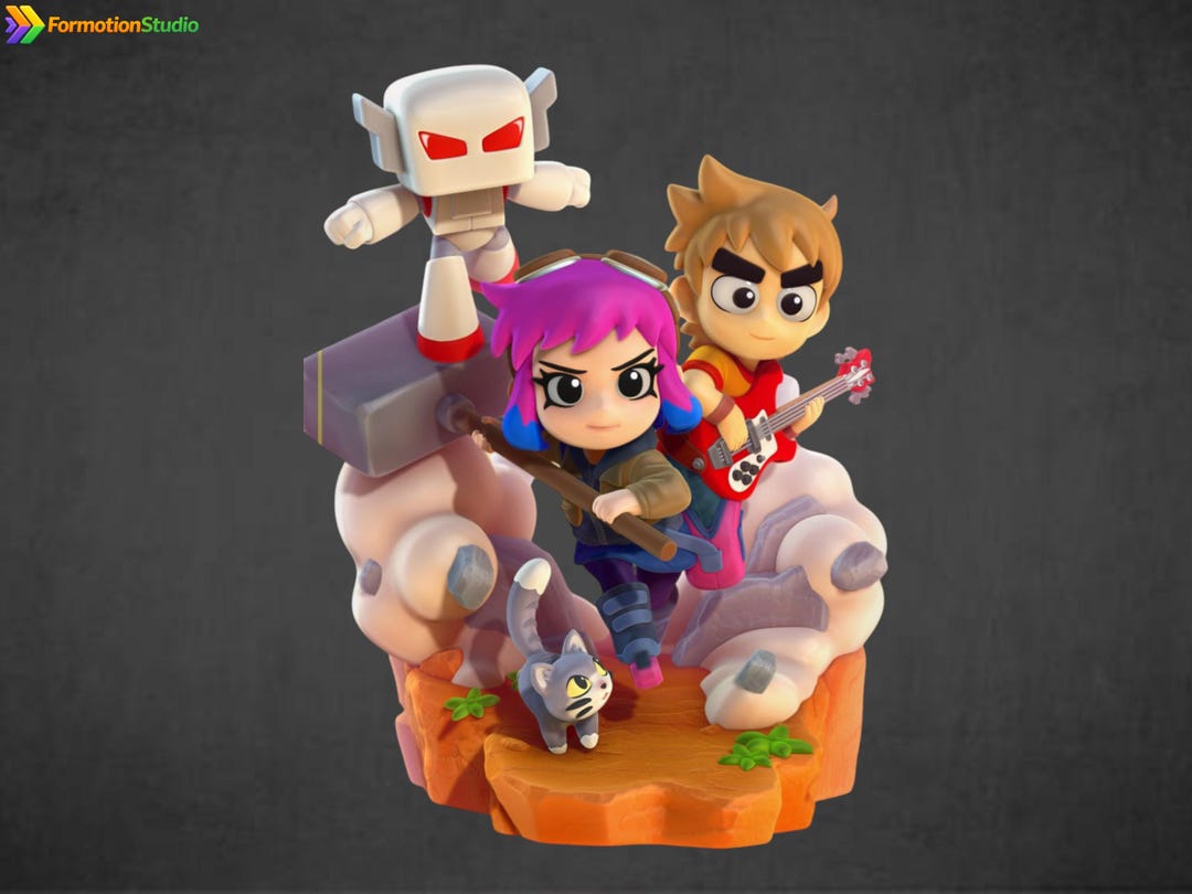 Chibi Ramona Flowers STL, Cute Stylized Character Display Figure ...