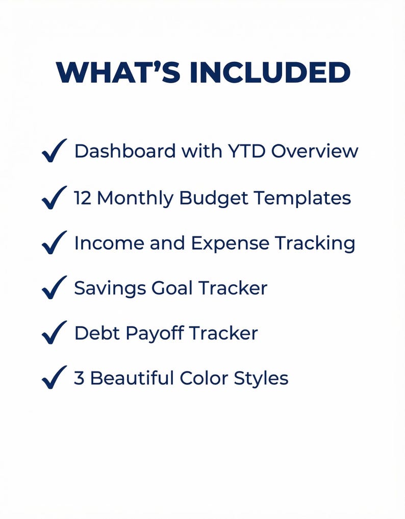 2026 Budget Planner | Beginner Friendly| Auto-calculate Spreadsheet, 3 Colors (excel & Google ...