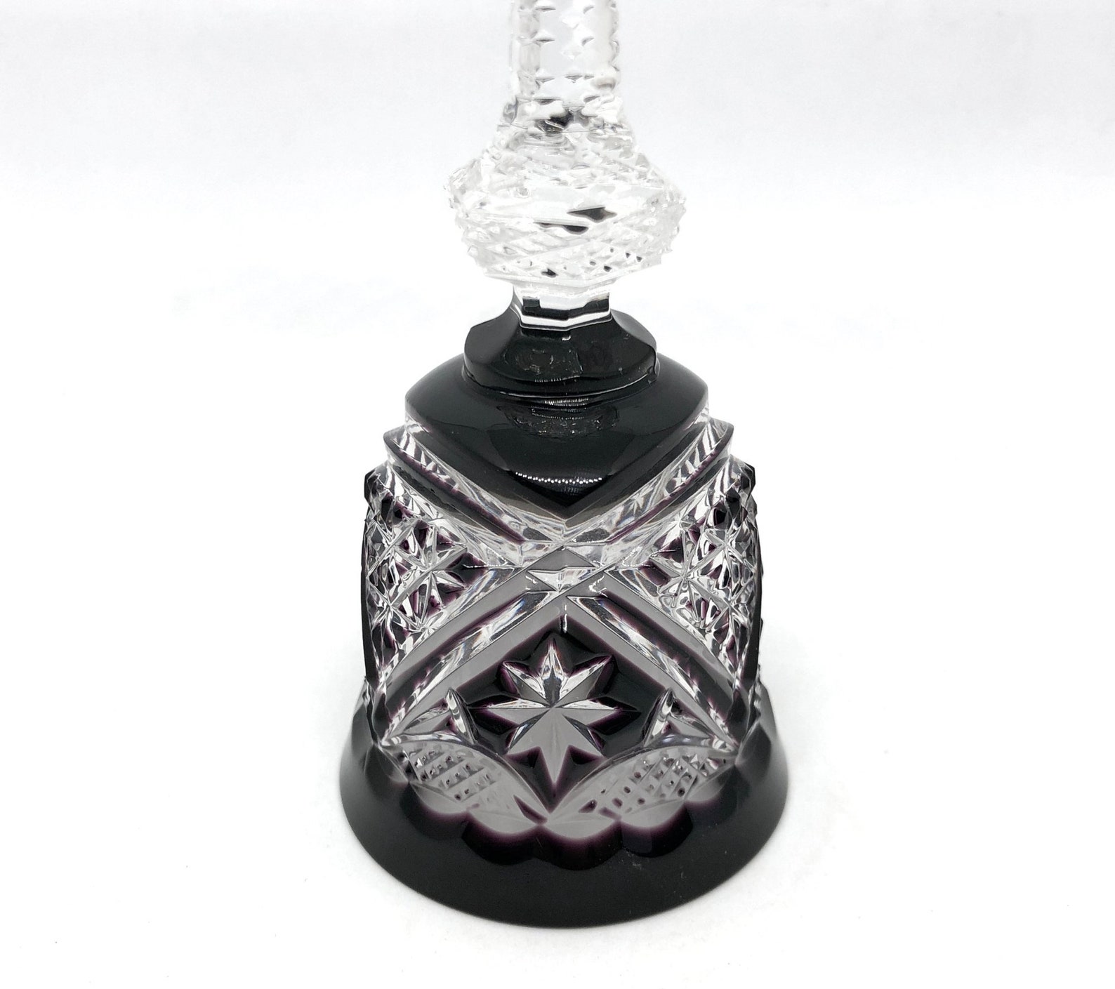 SENECA Pattern AMETHYST Cordial Hock Glass Cut-to-clear 30% Pbo Crystal ...