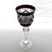 SENECA Pattern AMETHYST Cordial Hock Glass Cut-to-clear 30% Pbo Crystal ...