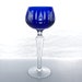 Vintage COBALT ROYAL BLUE Wine Glass Goblet Hock Cut-to-clear - Etsy