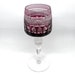 Vintage Deep CRANBERRY RED Wine Glass Goblet Hock Cut-to-clear - Etsy